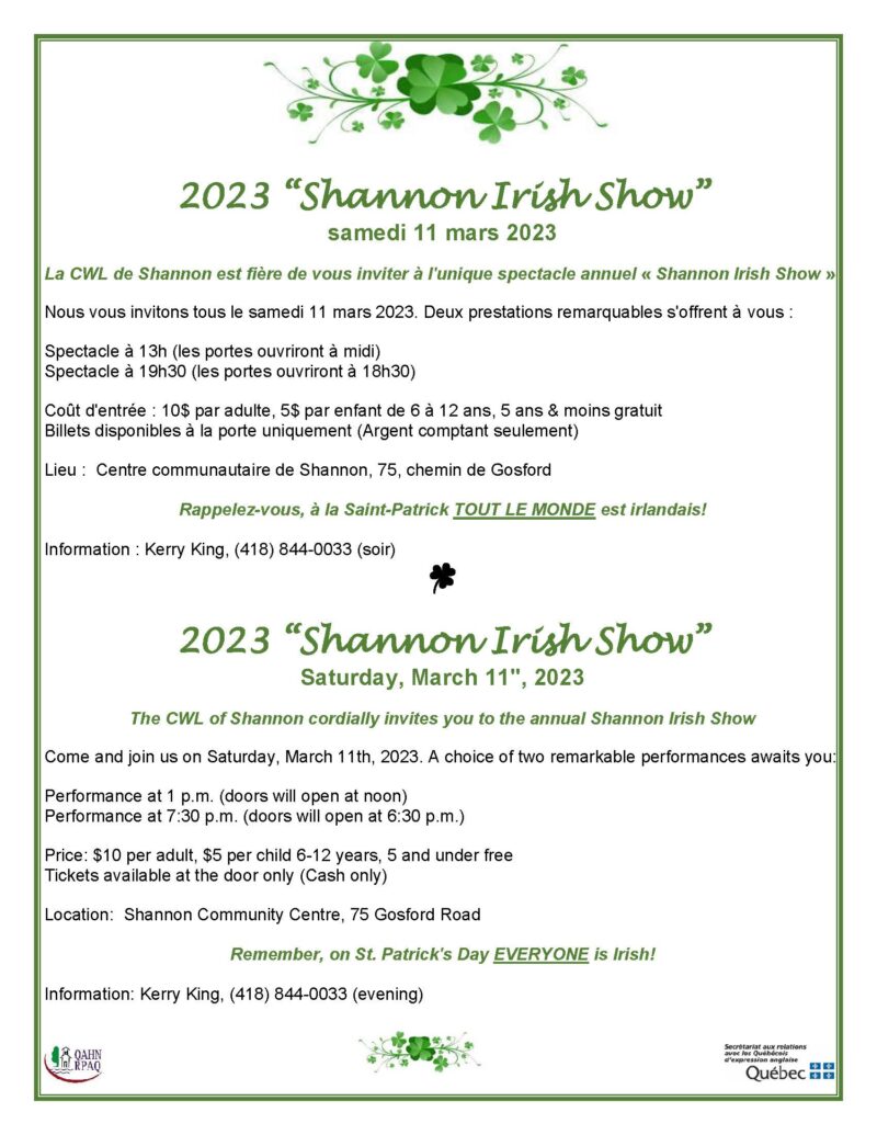 SHANNON IRISH SHOW 2023 - Shannon