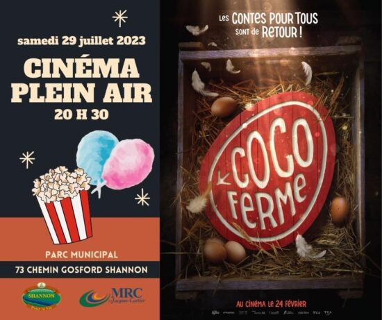 CINÉMA EN PLEIN AIR – COCO FERME - Shannon