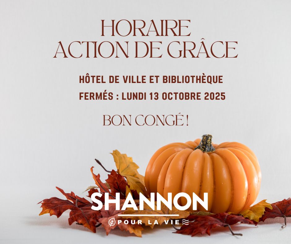 🍂 CONGÉ DE L’ACTION DE GRÂCE - Shannon